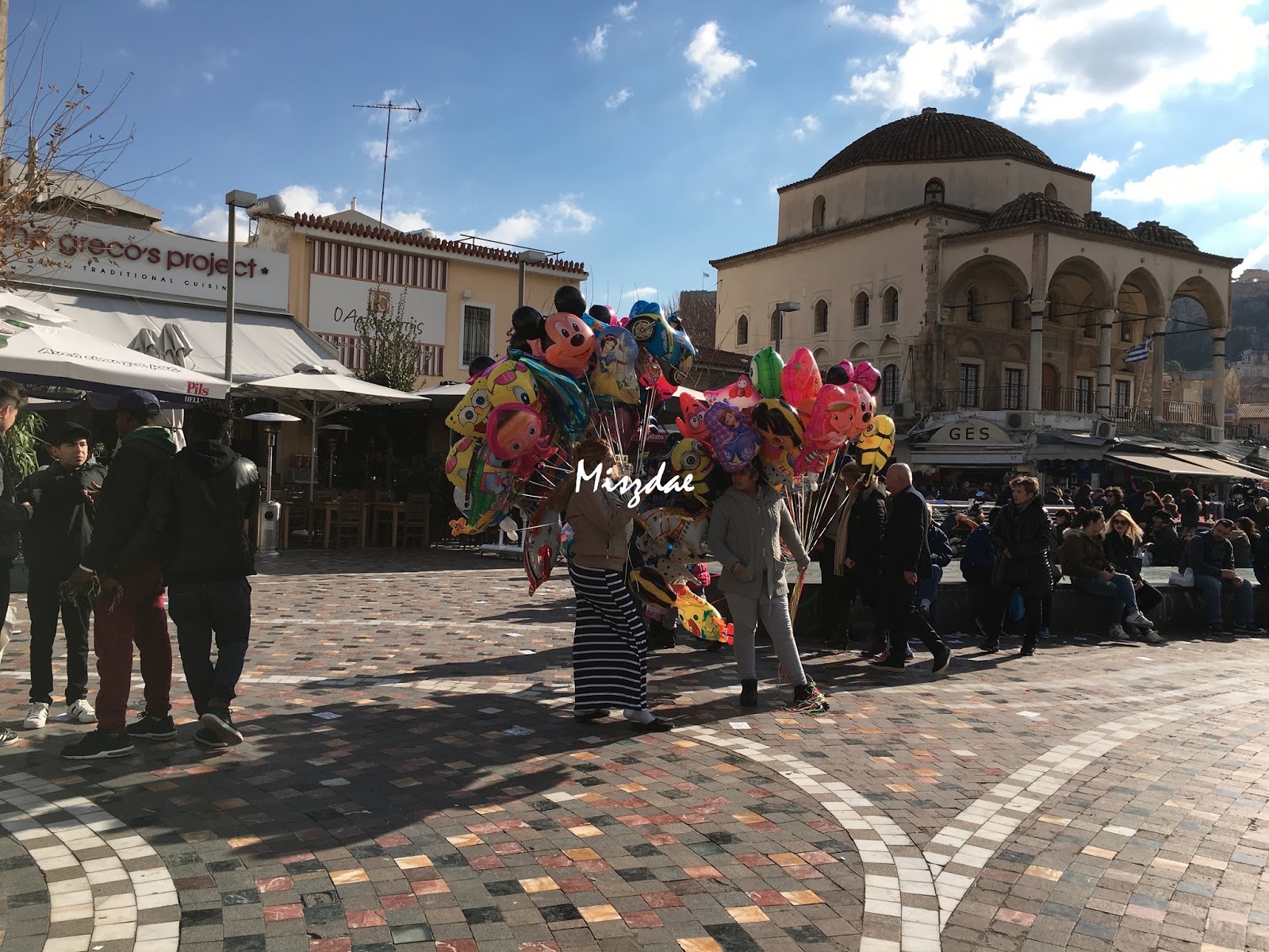 MISZDAE : A TRAVELLER : Backpack Europe : Athens, Greece