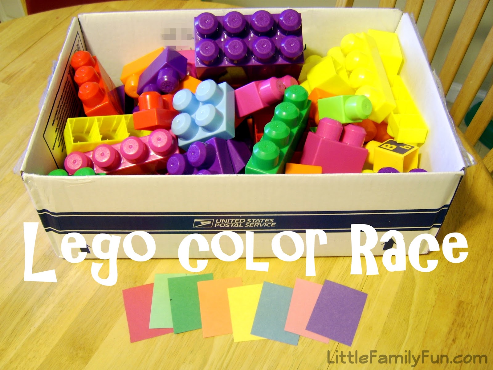 Little Family Fun: Lego Towers by Color