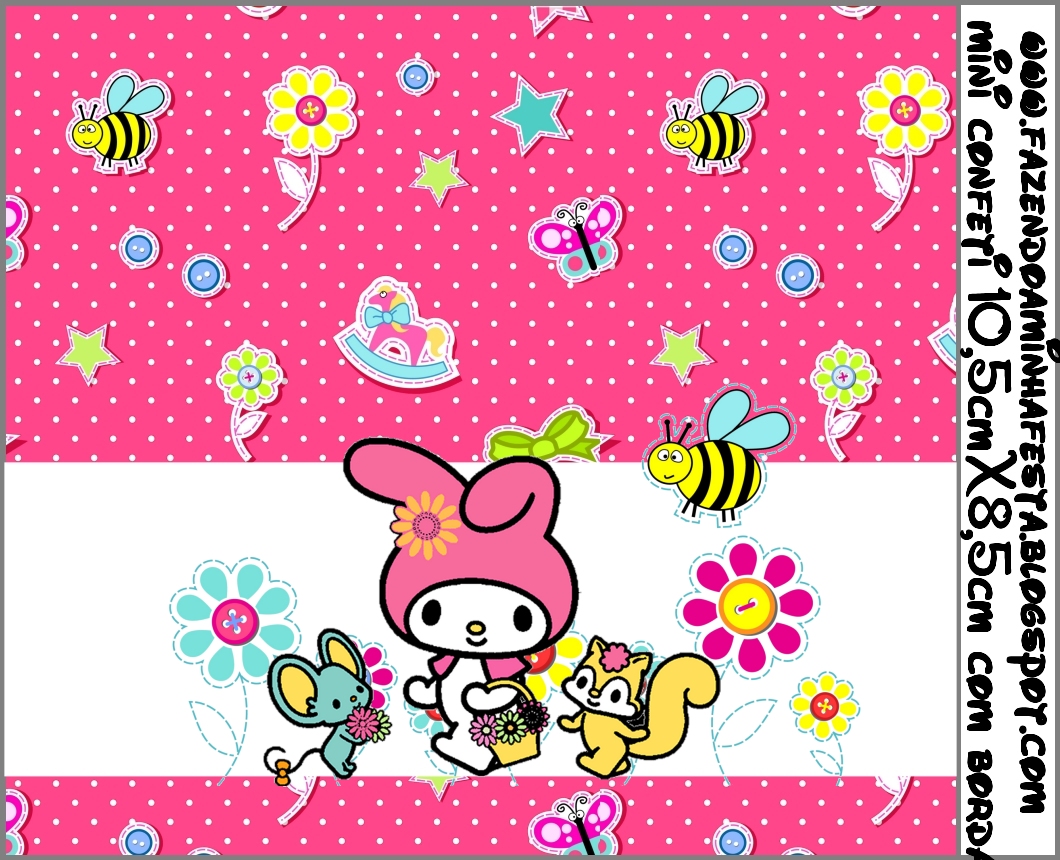 My Melody Birthday Party: Free Printable Candy Buffet Labels. - Oh My ...