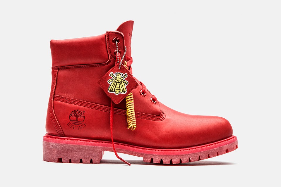 Disappear Here: Timberland Bee Line Crimson Collaboration 6 Inch Boot.
