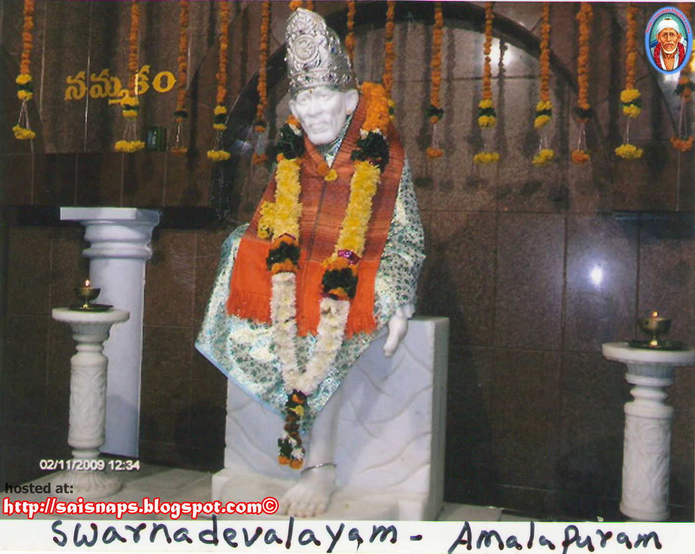 Sai Wallpaper: Sri Sai Baba Swarna Devalayam, Amalapuram, Konaseema ...