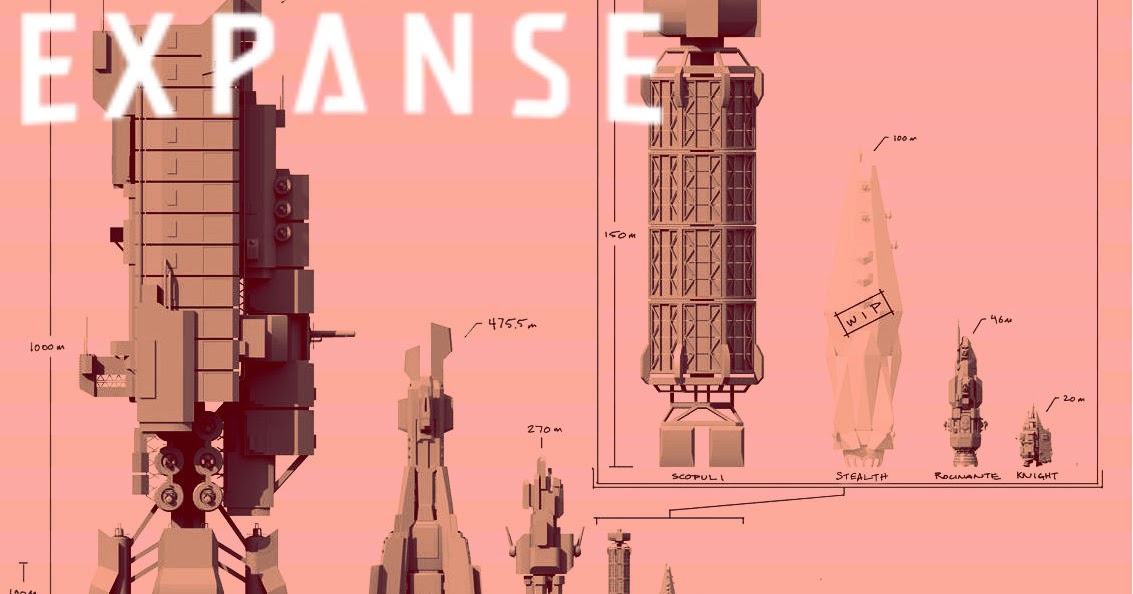 Starship size comparison chart - Speciale The Expanse, serie syfy ...