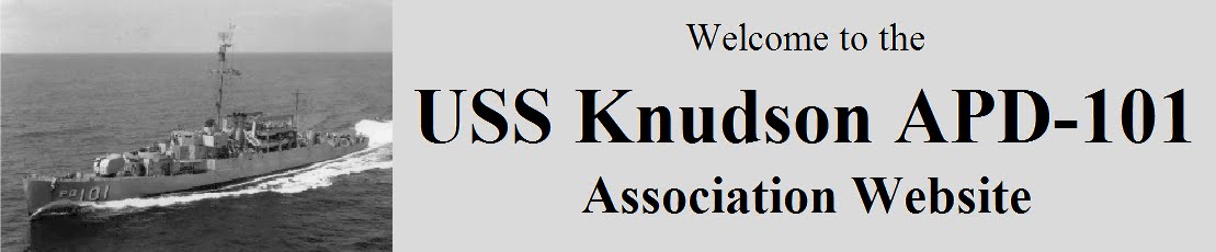 Uss Knudson APD-101: Ship History