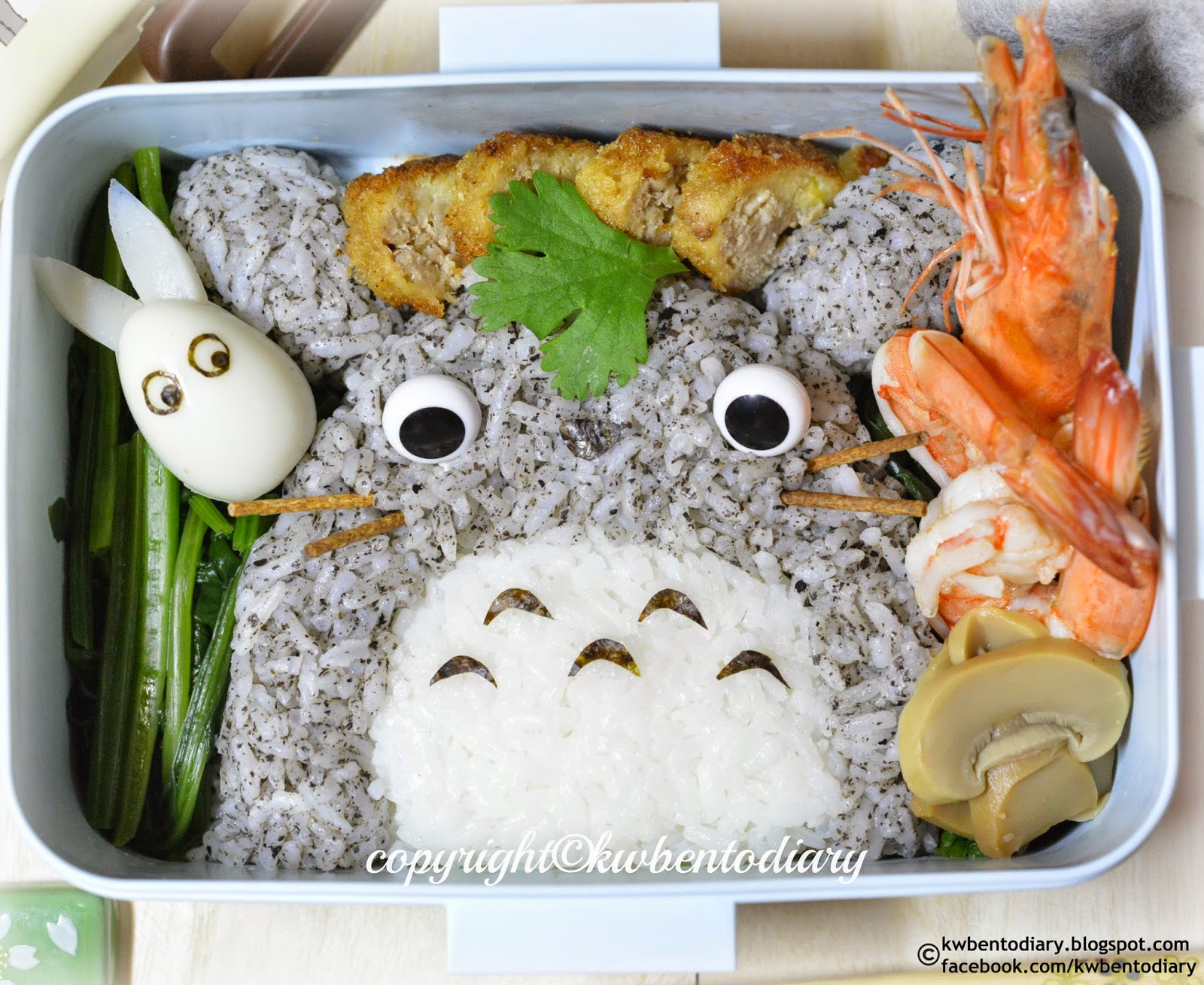 Karenwee's Bento Diary: Bento2014#Sep17~Totoro Obento