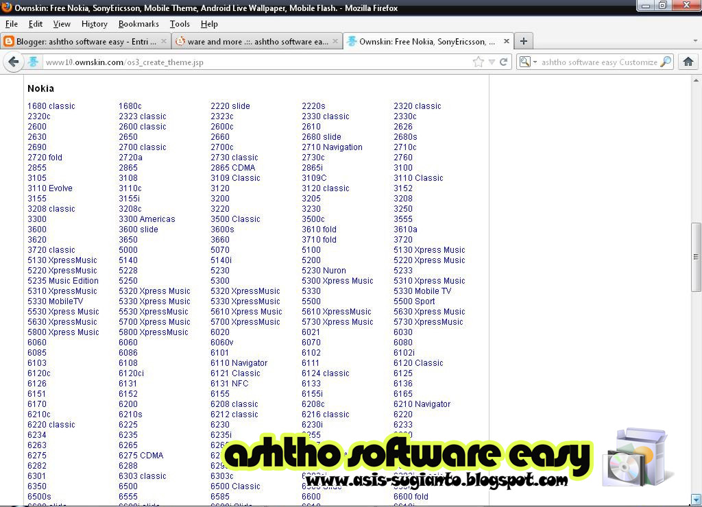 Membuat Thema HP secara online dan offline