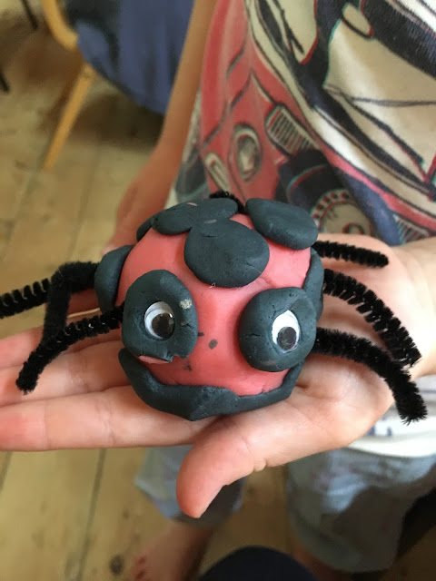 LoveHappinessLearning: Ladybird Playdough Provocation