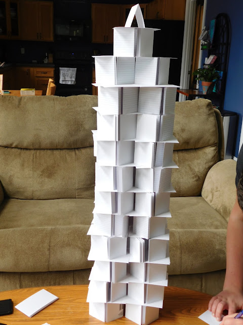 100 Days of Science #68-- Index Card Tower