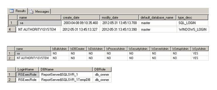 sharing: How To Check SQL Server Login Information