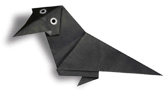 Crow - Easy Origami instructions For Kids
