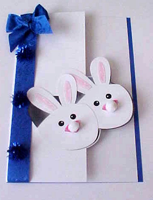 Paper Craft Creations: Easter Bunny Slipper Card Boy