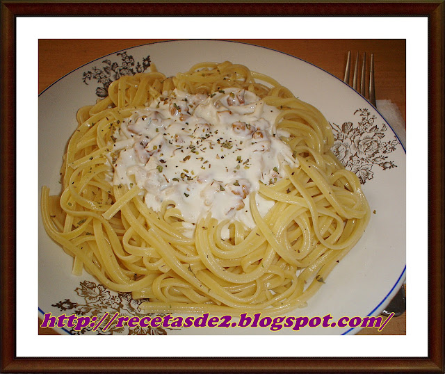 PASTA CON QUESO AZUL Y NUECES - Recetas de una Gatita Enamorada