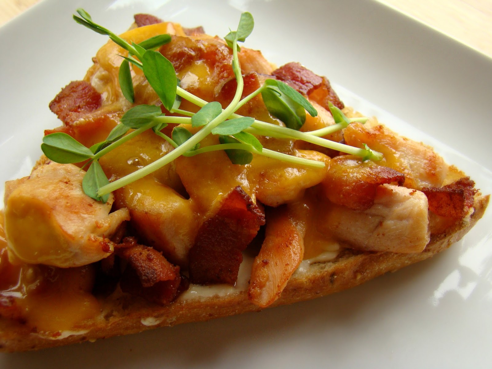 Chicken & bacon cheddar melts