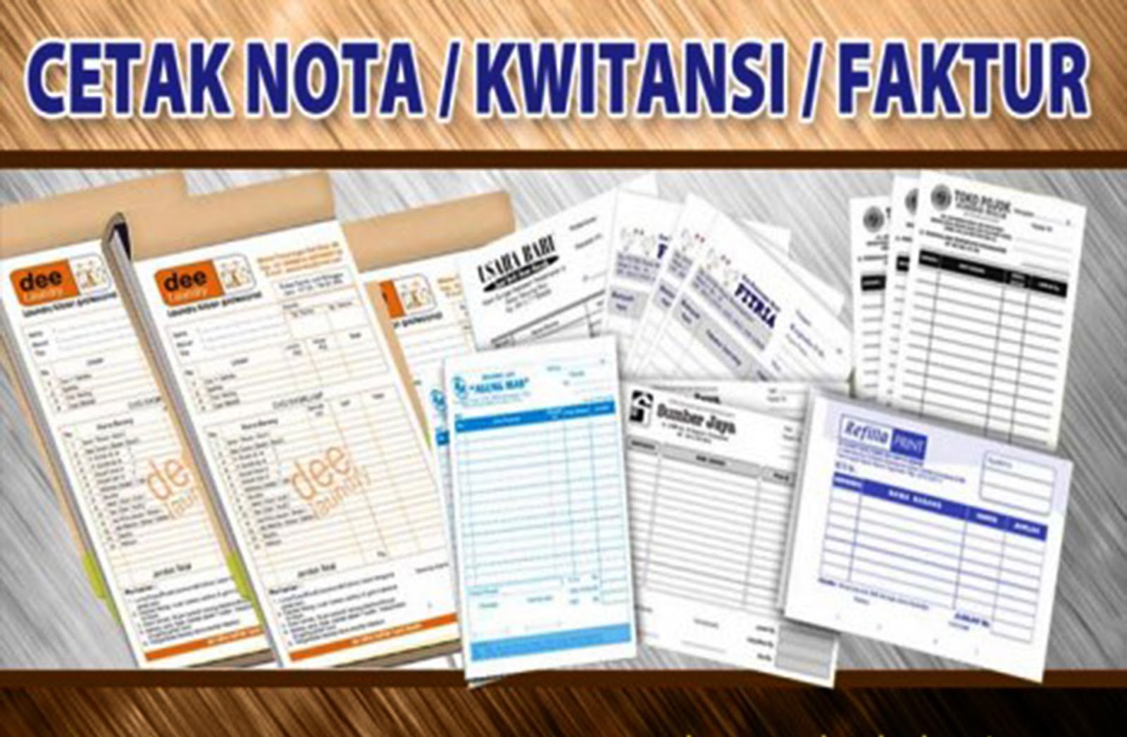 Jasa Cetak Nota, Cetak Faktur, Cetak Kwitansi, Cetak Surat Jalan Murah ...