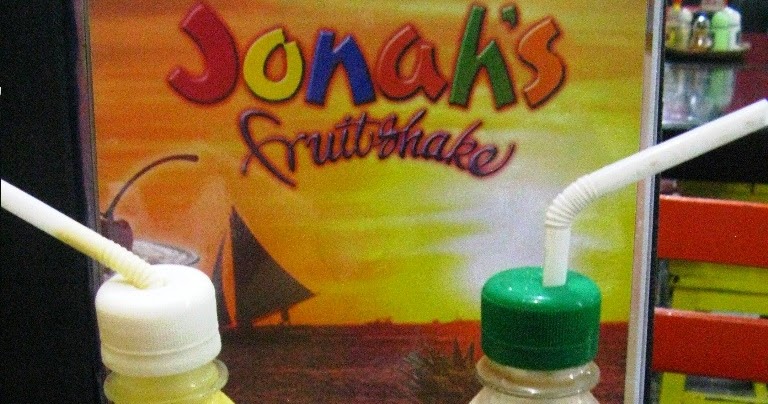 Jonah's Fruit Shake: Banana Choco Peanut and Mango Banana with Milk ...