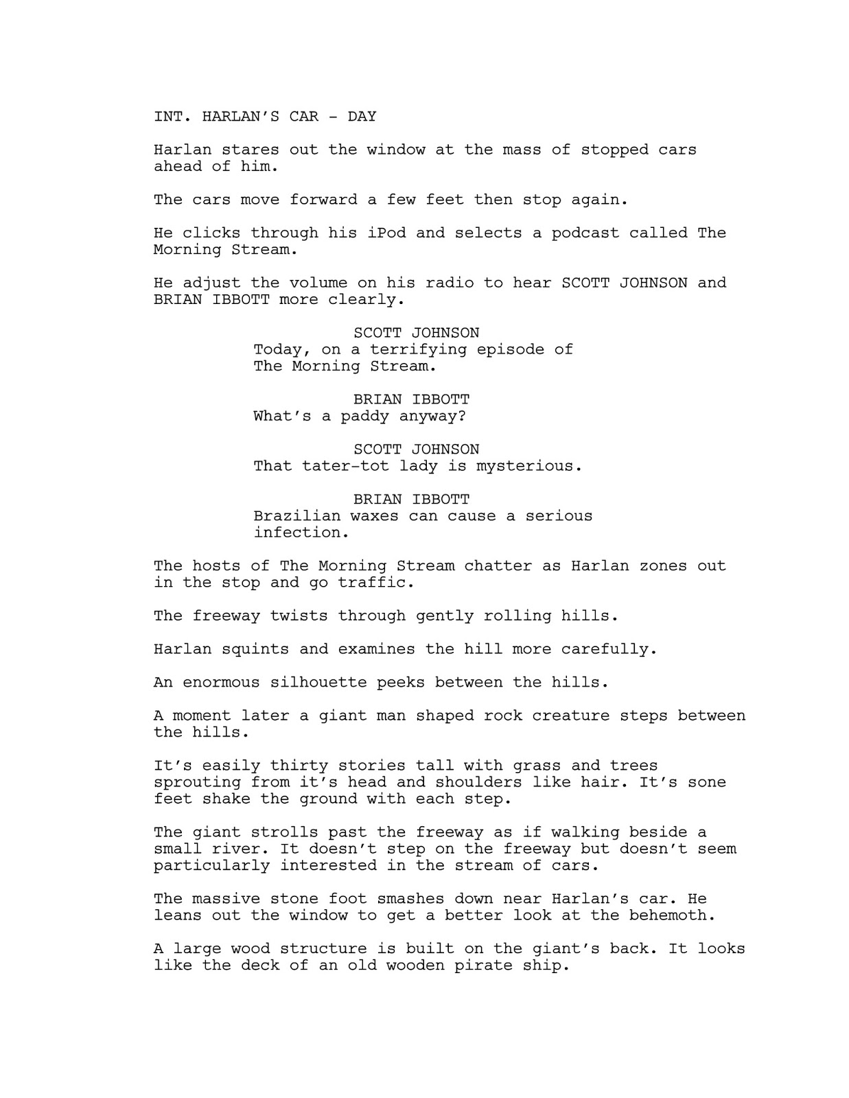 Planning To Fail - The Screenplay: From 4 To 9, It's Better Than 9 To 5