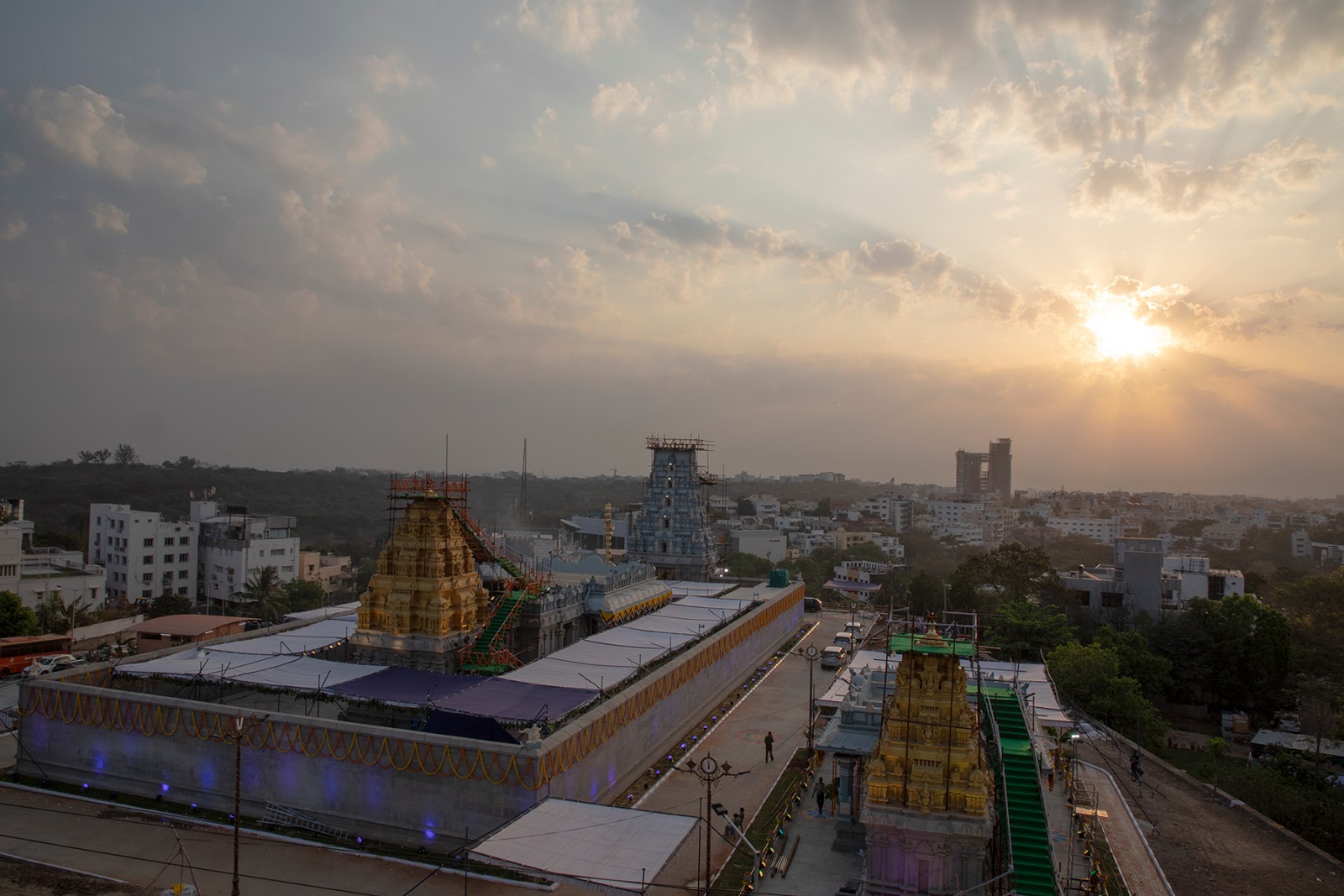 Sri Venkateswaraa Swamy Vari Temple Opens at Hyderabad in a Cermonial ...