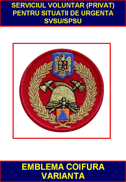 UNIFORME POMPIERI VOLUNTARI - SVSU SI SPSU: ACCESORII UNIFORMA
