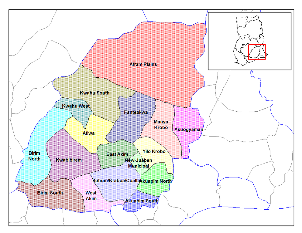 Eastern Region Municipal and Districts | KwahuTV News, Culture ...