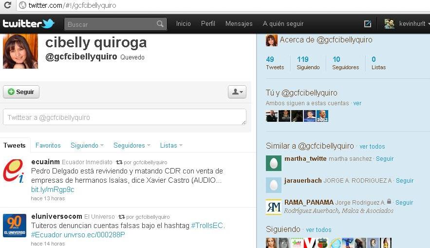 kevinhurlt/ Rafael Méndez Meneses: Ecuabots y #TrollsEc