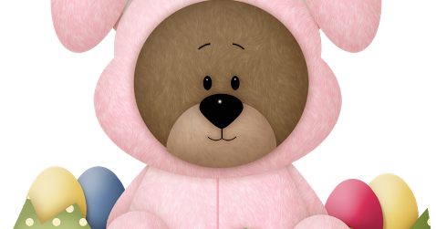 Easter Bear Clip Art. - Oh My Fiesta! in english