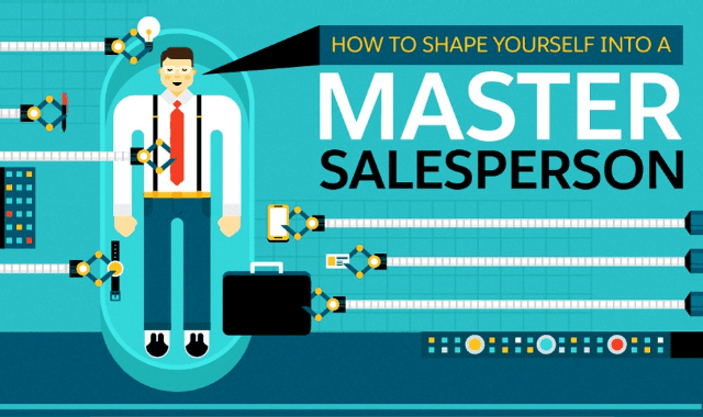 How to Shape Yourself into a Master Salesperson #Infographic - Visualistan