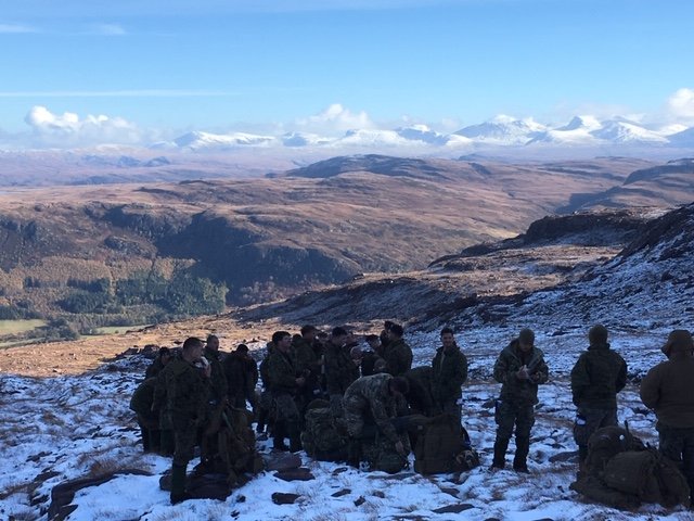 SNAFU!: Royal Marines 45 Commando Recce Troop provide mountain training ...
