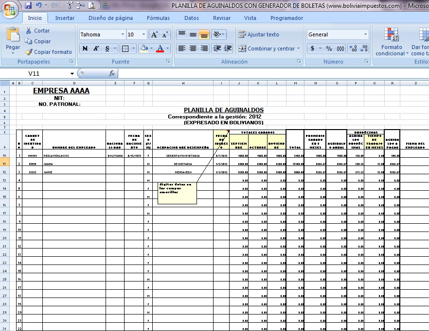 Planilla De Pago En Excel Ejemplos Image To U | My XXX Hot Girl