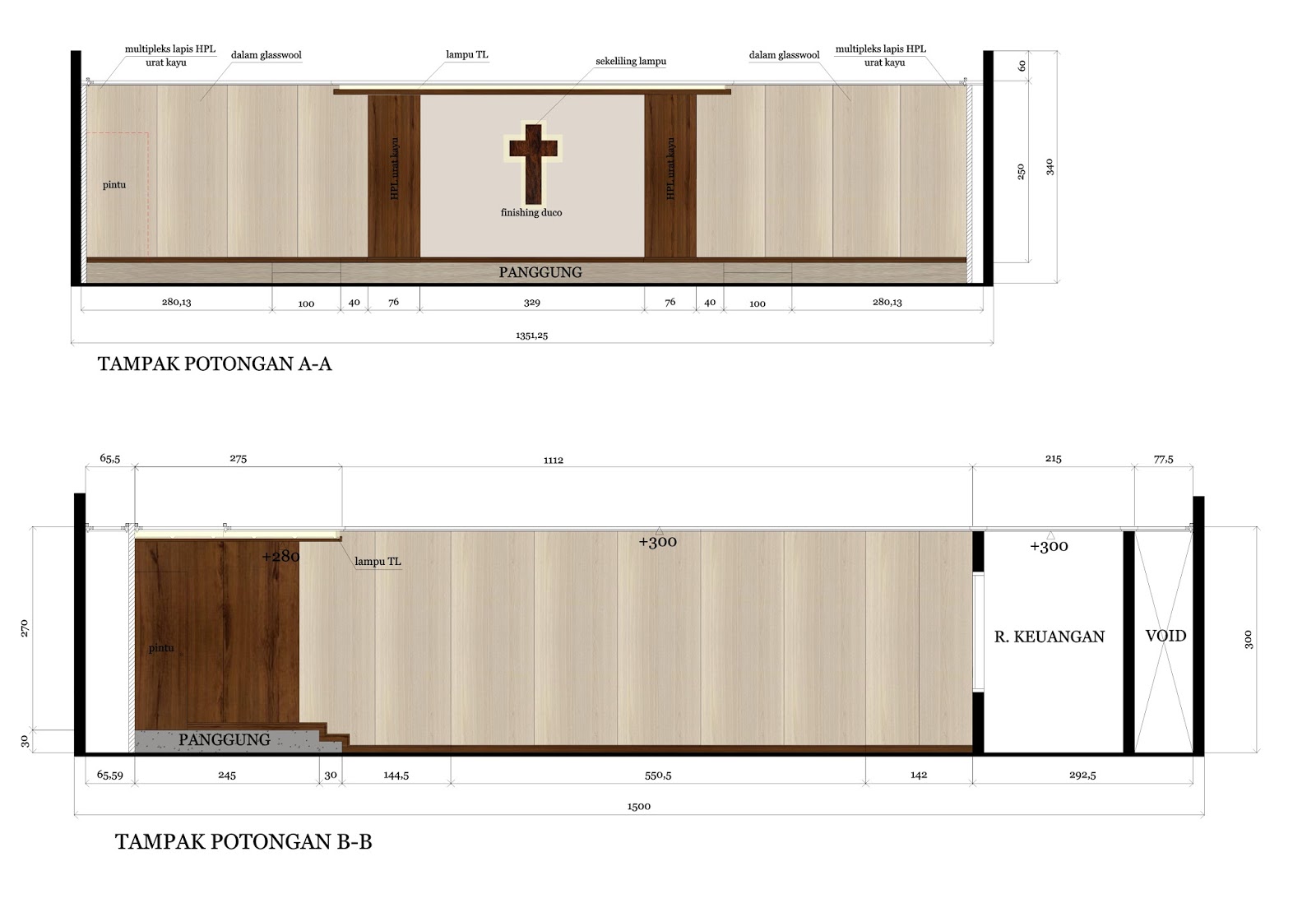 IDEsign - arsitektur: Desain Interior Gereja di Citra Raya