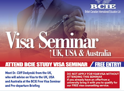 Attend the free BCIE visa seminar to the UK, USA and Australia ...