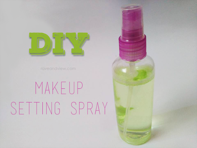 DIY: 2-ingredient Makeup Setting Spray Rave and View: DIY: 2-ingredient ...