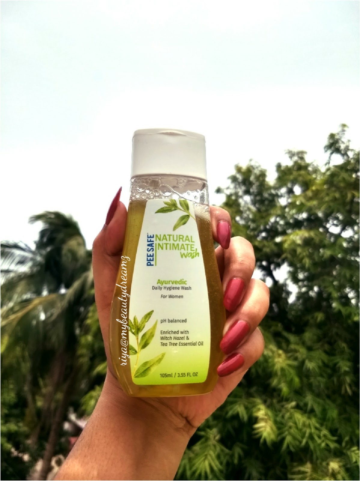 Natural Intimate Wash by PEESAFE || Ayurvedic || Enriched with witch ...