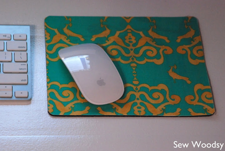 Sew Woodsy: {Tutorial} Mouse Pad Makeover