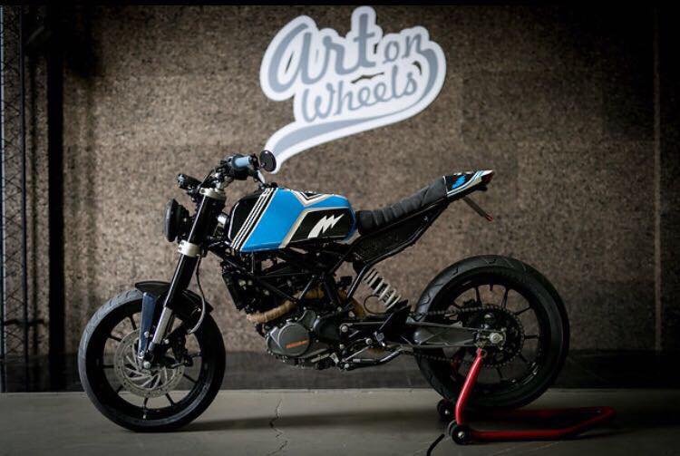 Ktm Duke Art on Wheels Café Racer - RocketGarage - Cafe Racer Magazine