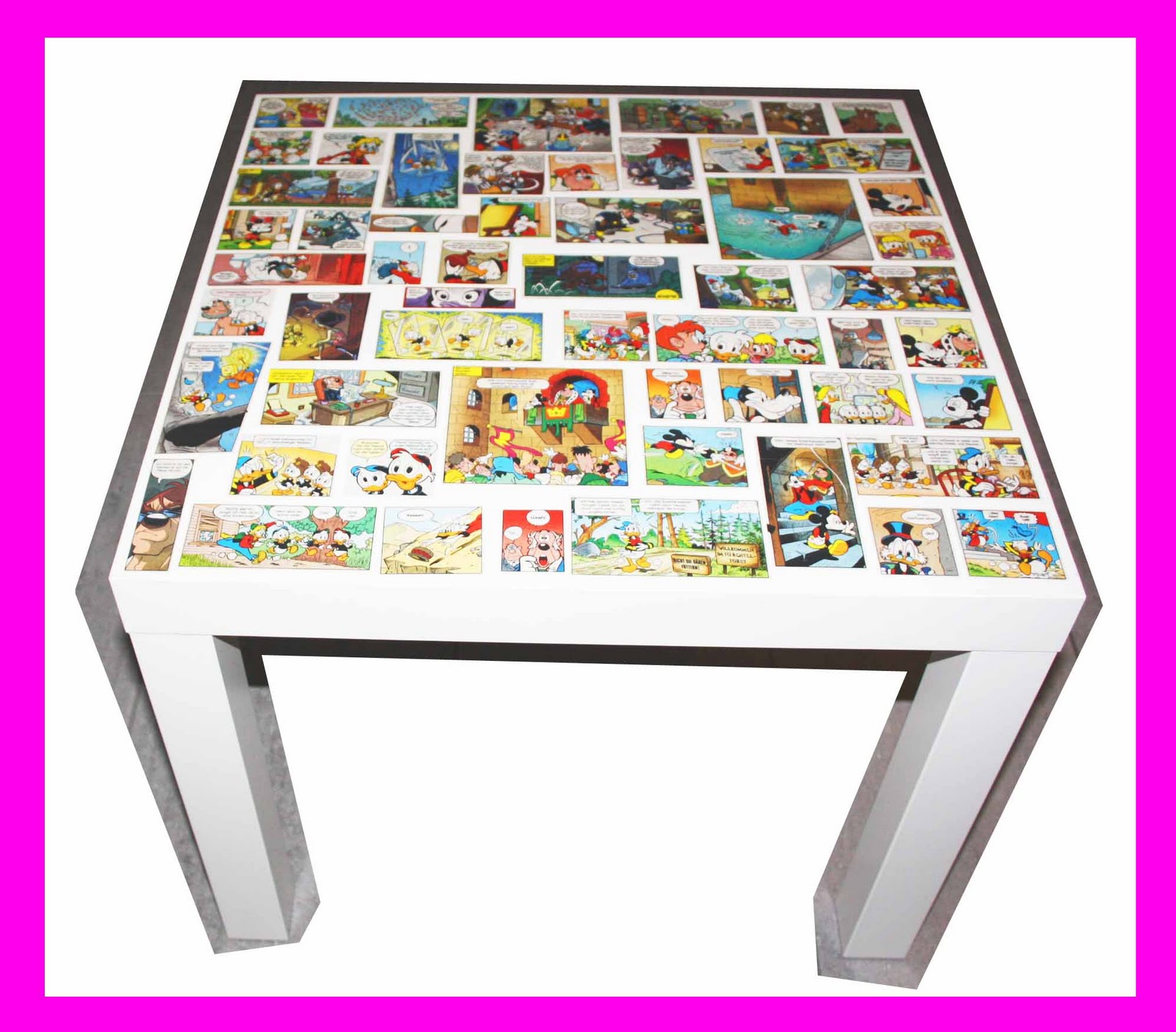 Pejd - All about DIY: DIY: Tisch mit Comic auffrischen
