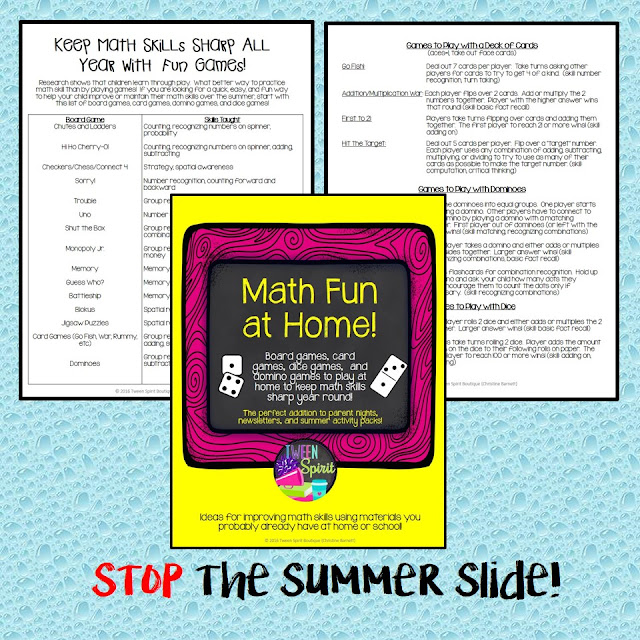 Tween Spirit: Teaching and Raising Tweens: Stop the Summer Slide!