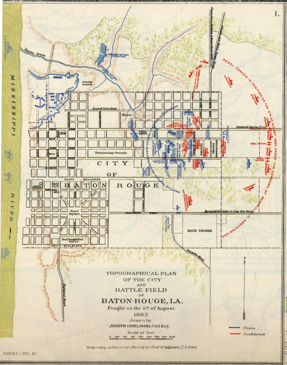 The Civil War Picket: The bullet, ball field and Baton Rouge: Battle ...
