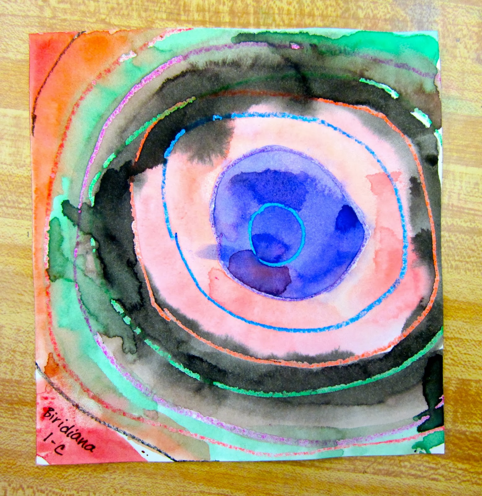King Elementary Art Room: 1st Grade Concentric Circles