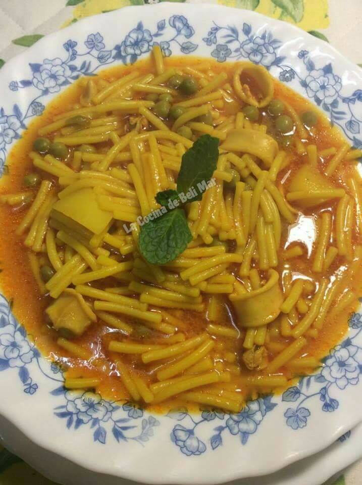 La Cocina de Beli Mar: FIDEOS CON CALAMARES