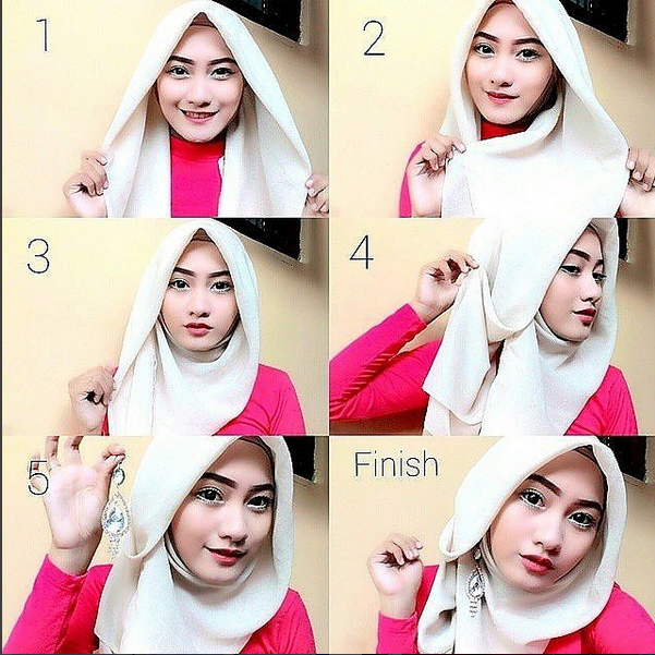 Tutorial Hijab Lengkap Dengan Cara Pemakaian - Tutorial Hijab dan Cara ...