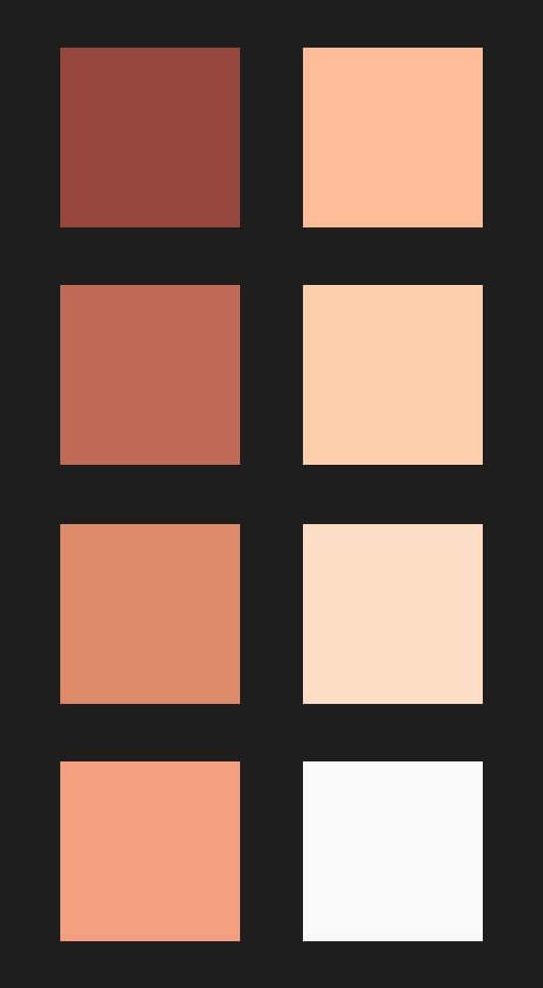 Palet Warna Kulitbibir Dan Rambut Untuk Vector Dan Vexel Evposibble