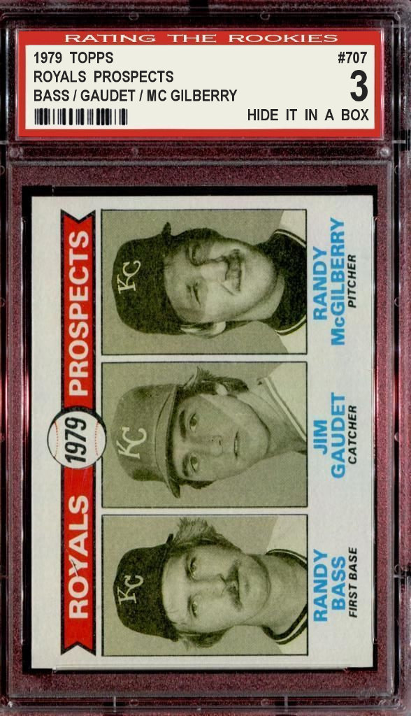 Rating The Rookies: 1979 Topps Royals Prospects: Randy Bass, Jim Gaudet ...