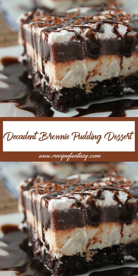 Decadent Brownie Pudding Dessert Recipes Instant Pot