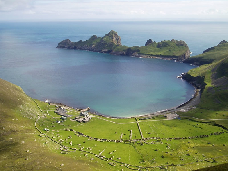 Planet Myth: Abandoned village on the island of Hirta