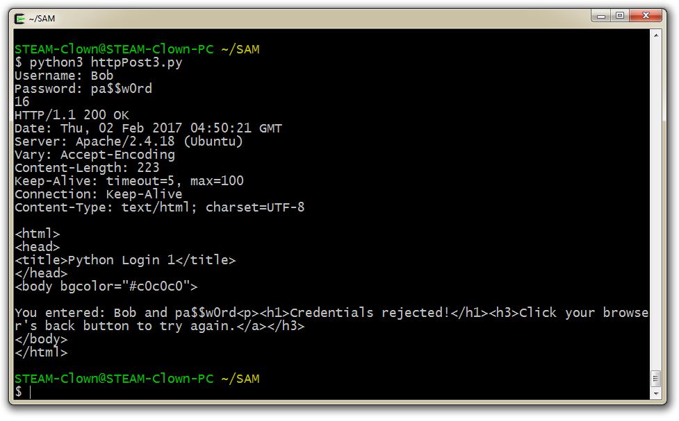 Cyber Security SVCTE MetroED 2016-2017: Python - Basic HTTP Requests