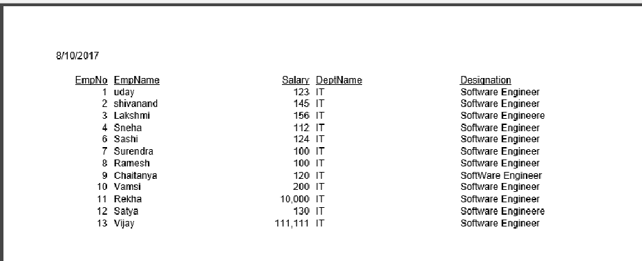 DOTNET: How to create crystal Reports with MVC.