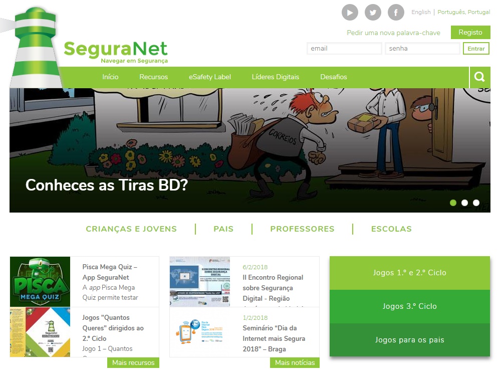 .: 6 fevereiro 2018 - Dia da Internet mais Segura