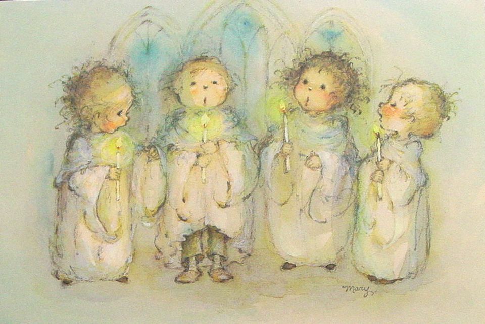 Alenquerensis: Mary Hamilton, a artista/pintora de postais da Hallmark ...