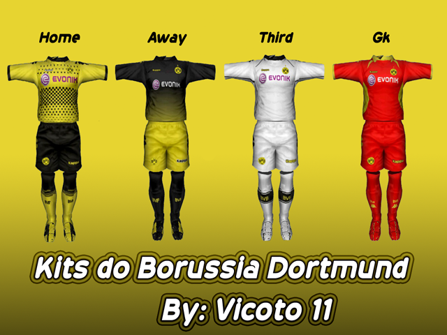 Equipe FIFA 07: Kits do Borussia Dortmund
