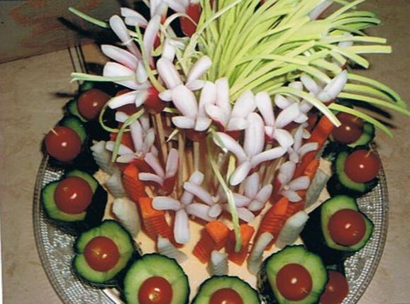 A chacun sa gourmandise: Déco de légumes