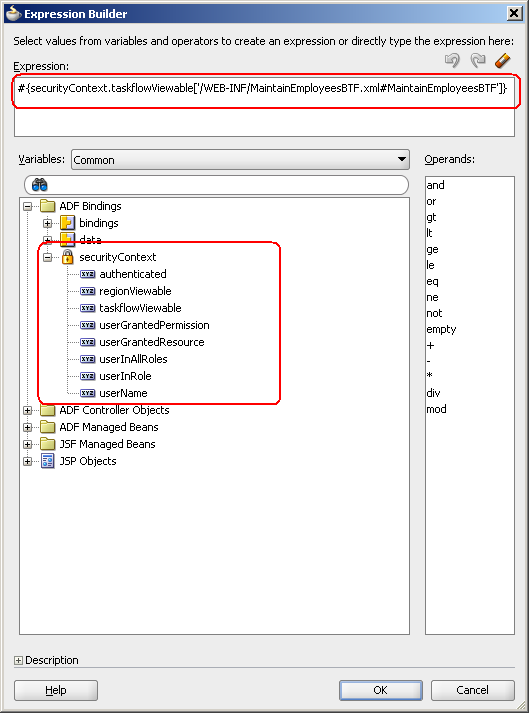 Oracle ADF Notebook: ADF Security Basics